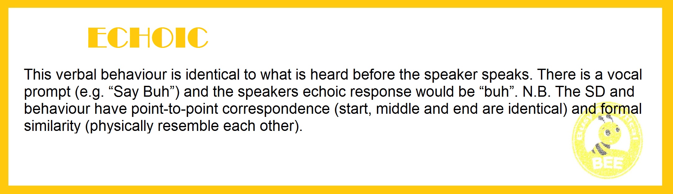 Echoics in Whales – Busy Analytical Bee