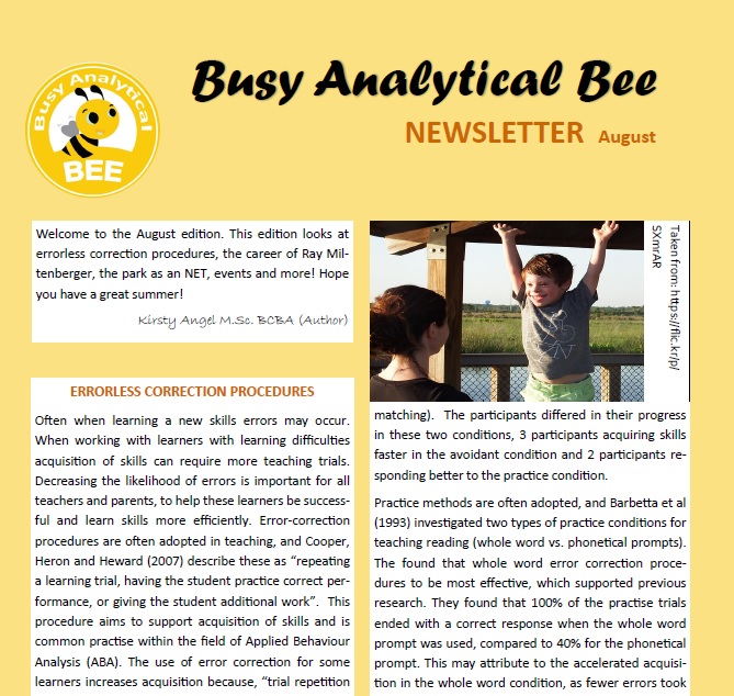 August edition – Busy Analytical Bee