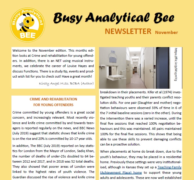 November Edition – Busy Analytical Bee